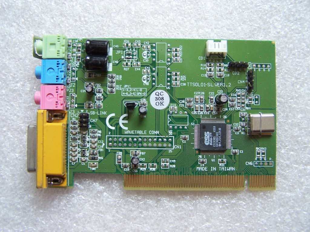Stara karta dźwiękowa TERRATEC TTSOLO1-SL PCI - 12374001468 - oficjalne archiwum Allegro