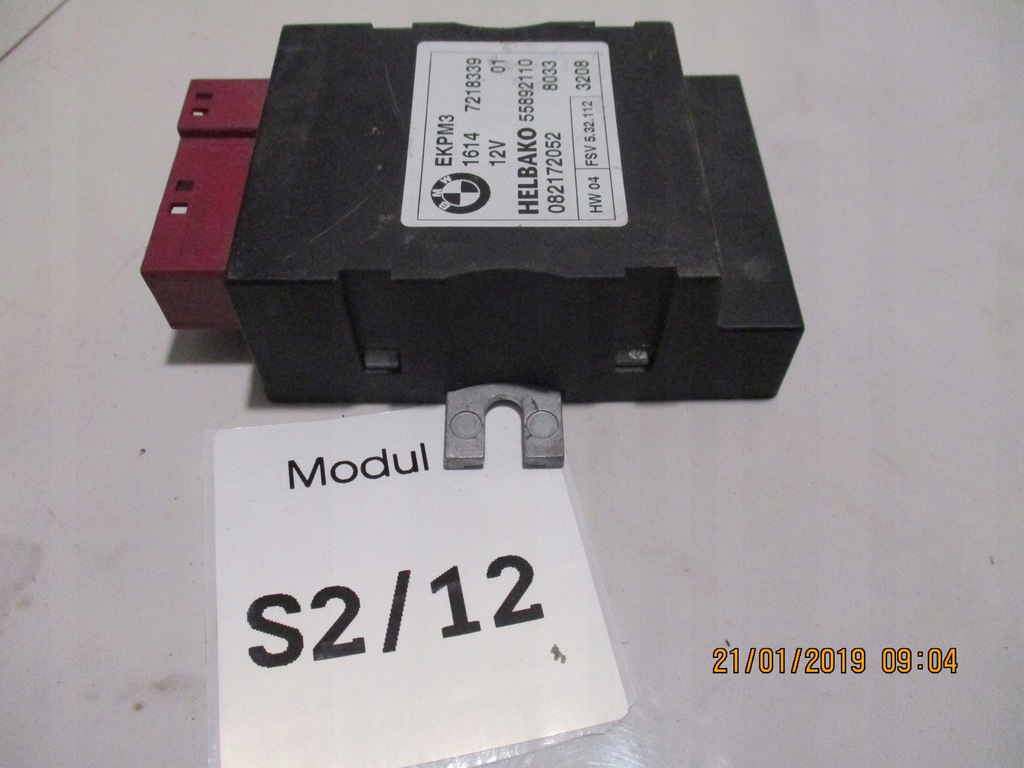 STEROWNIK MODUŁ POMPY PALIWA BMW 320 E90 7218339 - 9094507381 ...