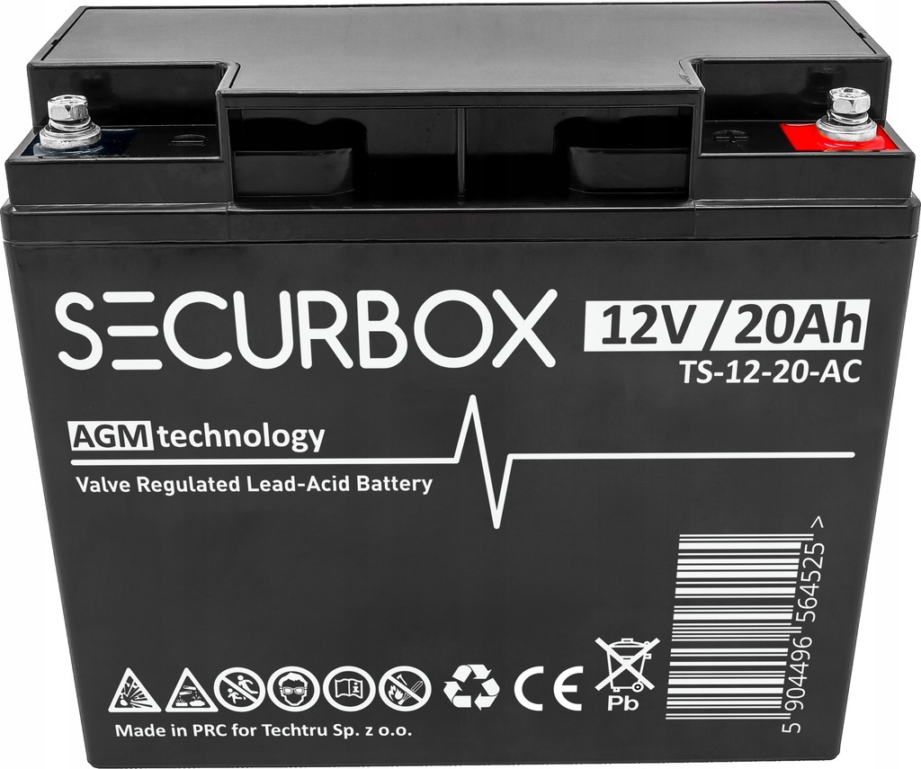 Akumulator Bezobsługowy VRLA AGM SECURBOX 12V 20Ah security alarm UPS - 16181521163 - oficjalne ...