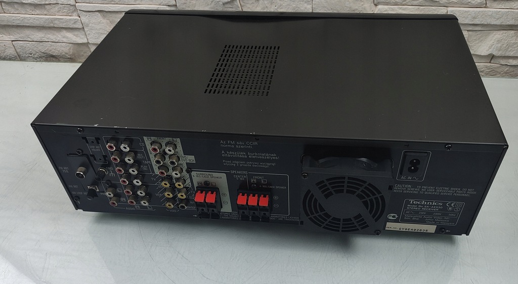 Technics SA-AX530 Mocny amplituner 5,1 z RDS - 12590553439 - oficjalne archiwum Allegro