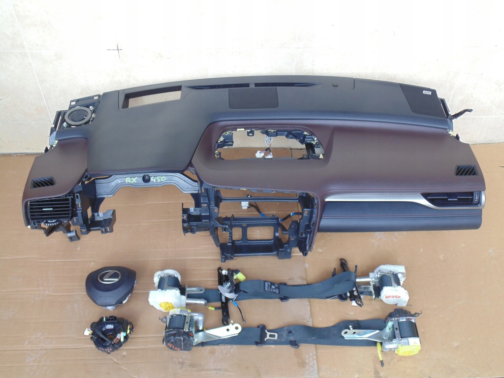 DESKA KONSOLA AIRBAG SKÓRA LEXUS RX450 LIFT 2019 R - 9035643986 ...