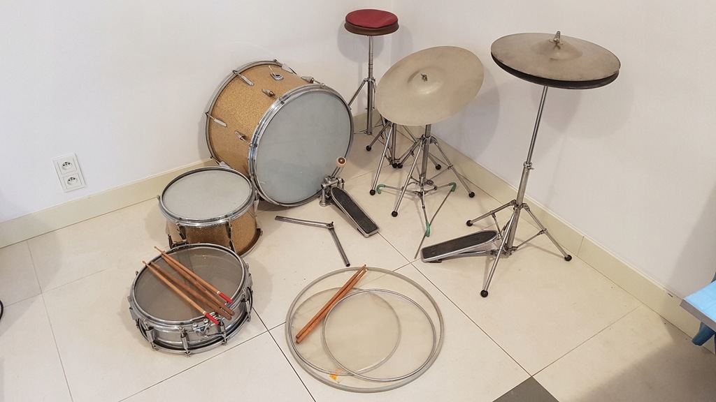 SZPADERSKI - PERKUSJA ZESTAW - PRL VINTAGE DESIGN - 9894404501 ...