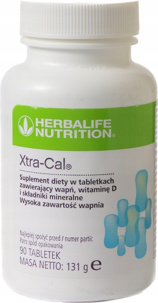 Wapno w tabletkach Xtra-Cal Herbalife - 11810372773 - oficjalne ...