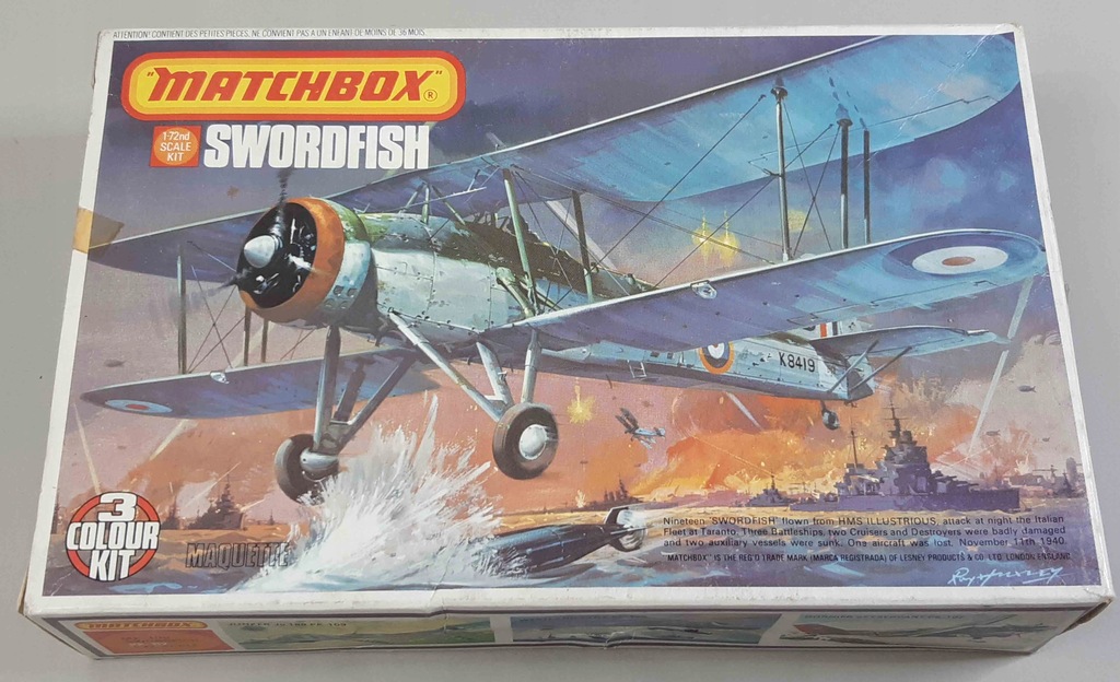 Fairey Swordfish Mk.1/111 Matchbox PK-112 1/72 - 12215741609 ...