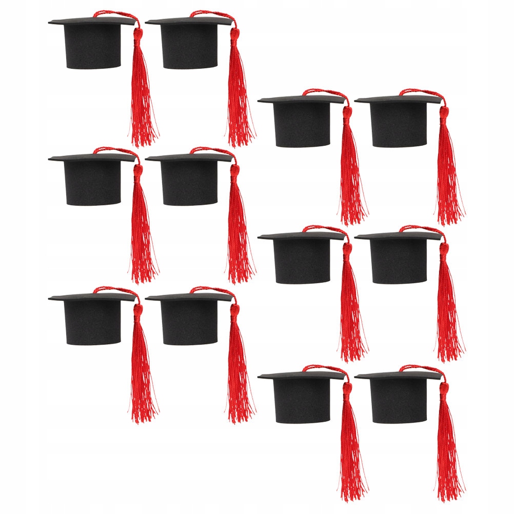 Doctoral Cap Topper Hat 12 Pcs - 14094855251 - oficjalne archiwum Allegro