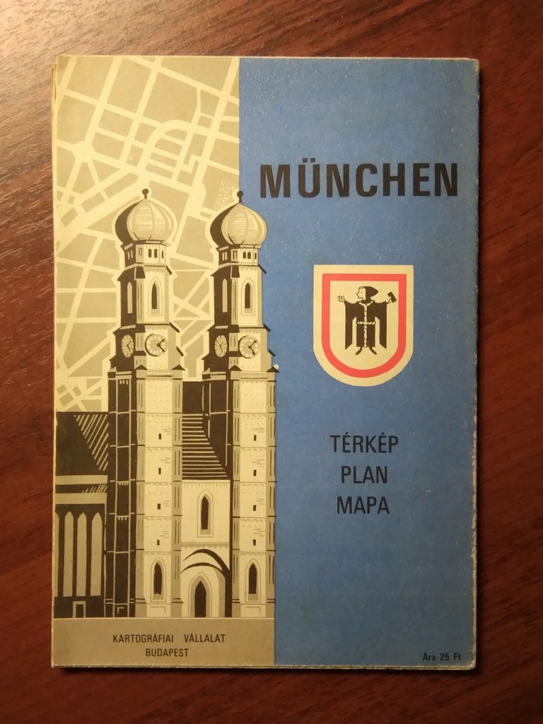 NIEMCY Monachium plan miasta mapa 1988 r. - 12691483935 - oficjalne ...