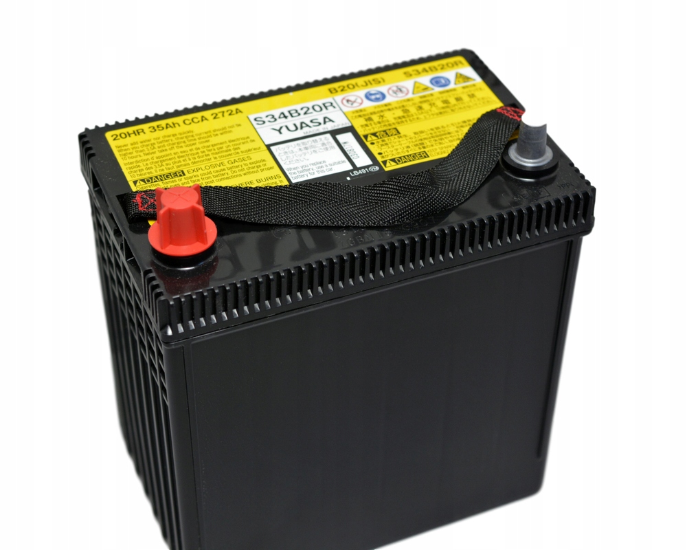 YUASA S34B20R AGM 12V 35Ah 272A PRIUS AURIS HYBRID - 7659051563 ...