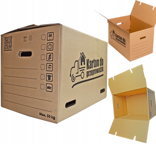 NAJLEPSZE MOCNE KARTONY 50 KG PRZEPROWADZKOWE MEGA - 13235607744 - oficjalne archiwum Allegro