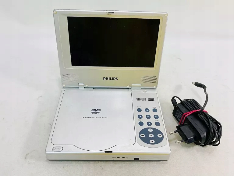 PHILIPS PORTABLE DVD PLAYER PET705 - 12879009869 - oficjalne archiwum Allegro