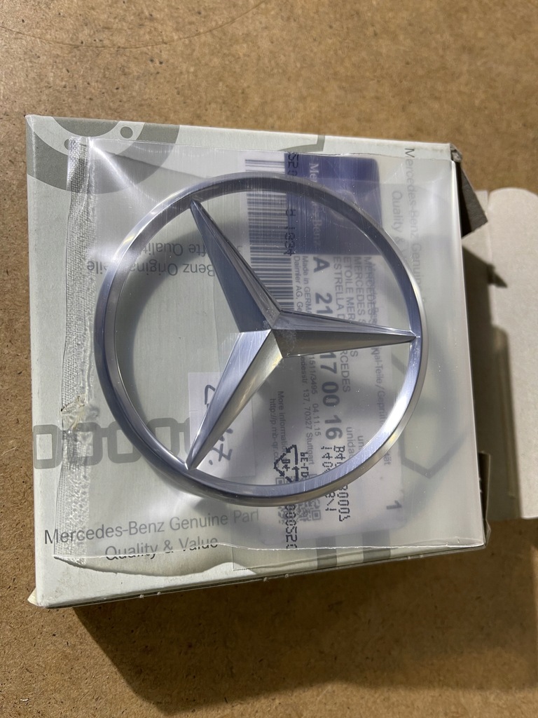 Logo emblemat MERCEDES W218 W415 A2188170016 OE - 12017789704 ...