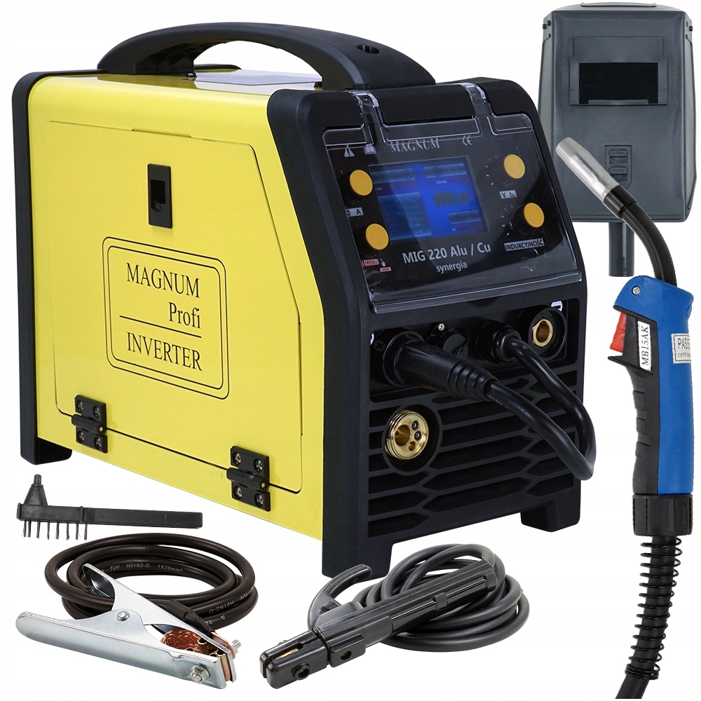Spawarka Magnum MIG 220 Alu Synergia migomat 200A MAG INWERTOROWA TIG DC - 9931517408 ...