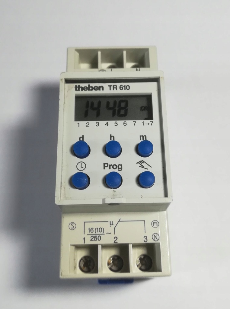 Programator czasowy zegar sterujący Theben TR 610 - 11341453503 ...