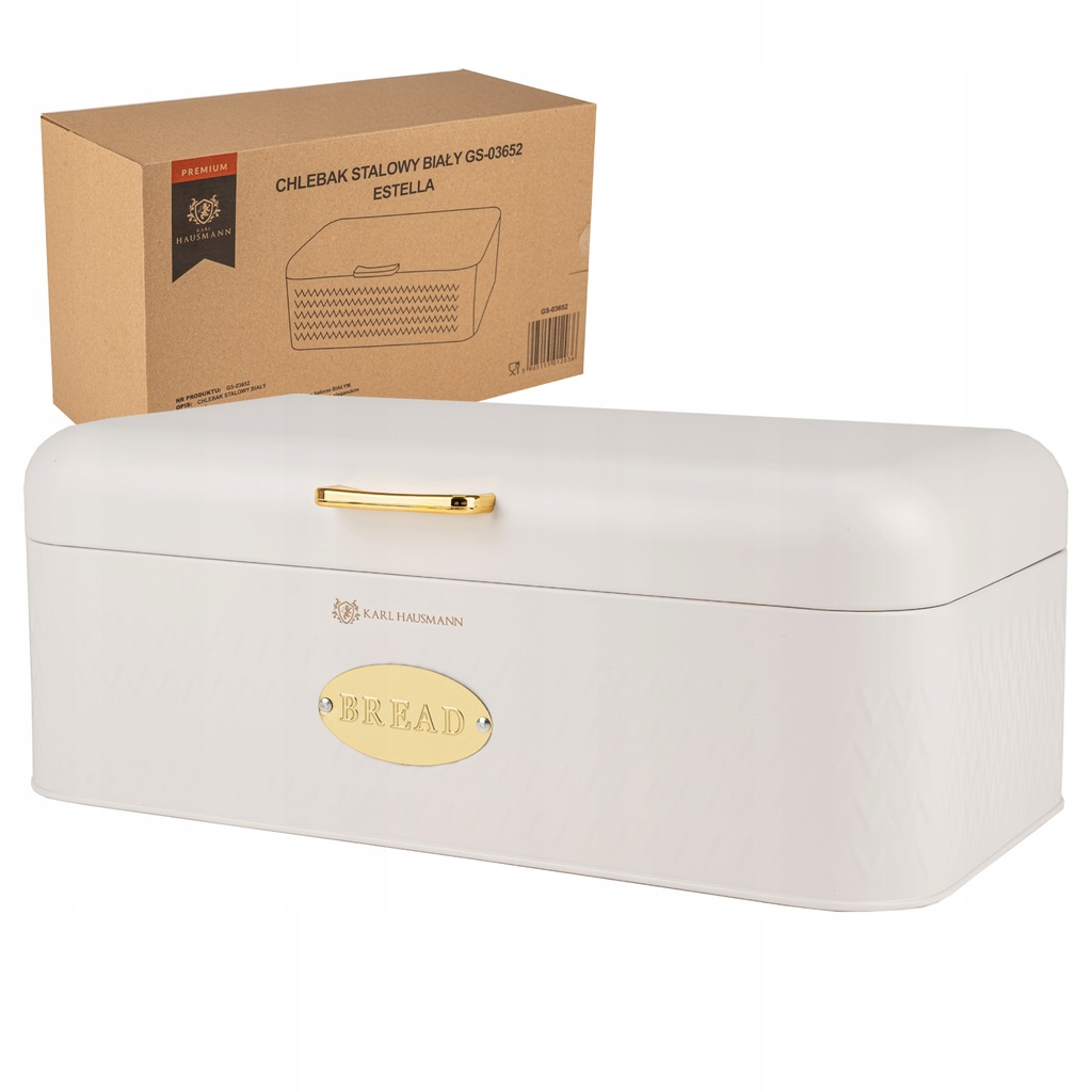 CHLEBAK duży POJEMNIK KUCHENNY NA PIECZYWO CHLEB BIAŁY STAL NIERDZEWNA ...