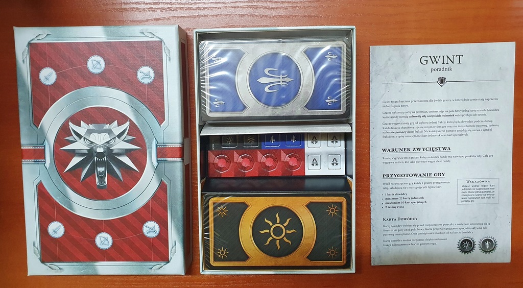 Wiedźmin Karty do Gwinta Gwint 2Talie Folia - 11464630767 - oficjalne ...