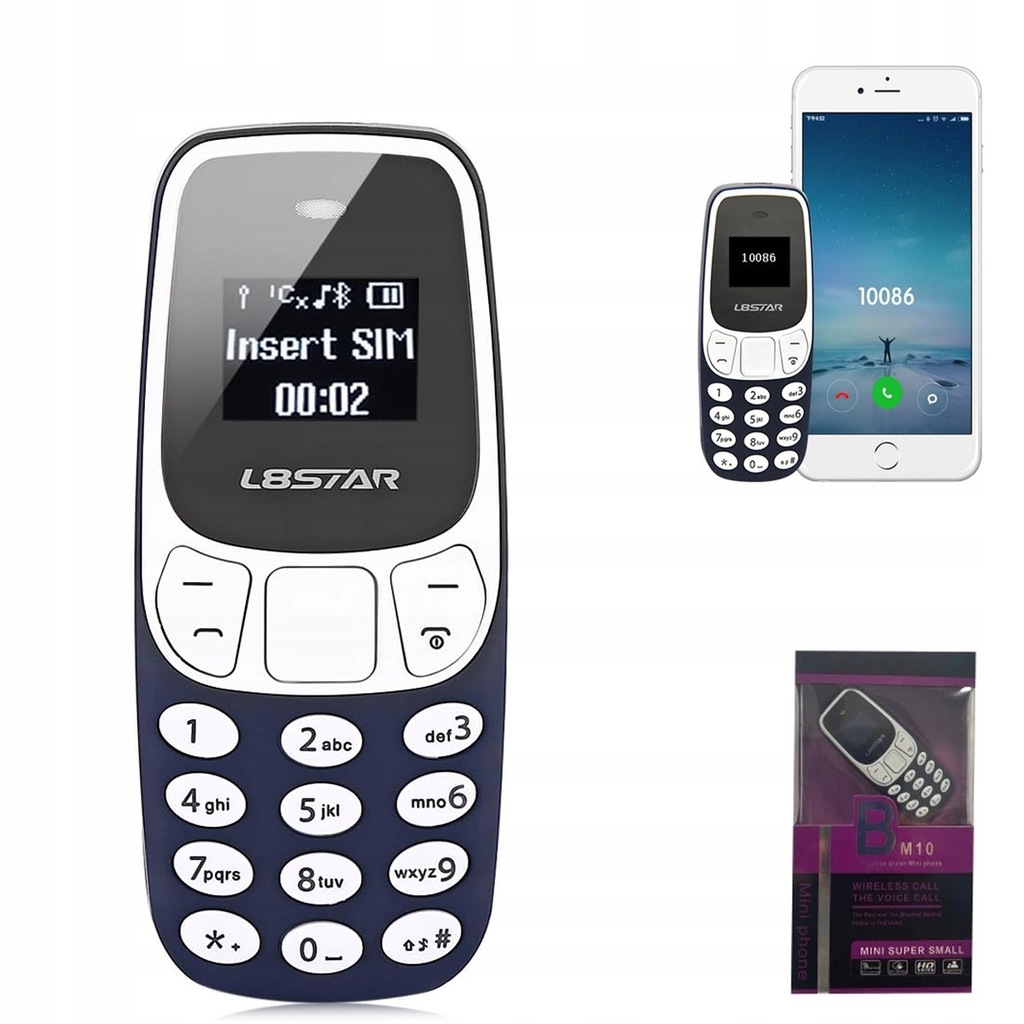 BM10 3310 mini telefon polskie menu dual sim bt sd z Bluetoothem ...