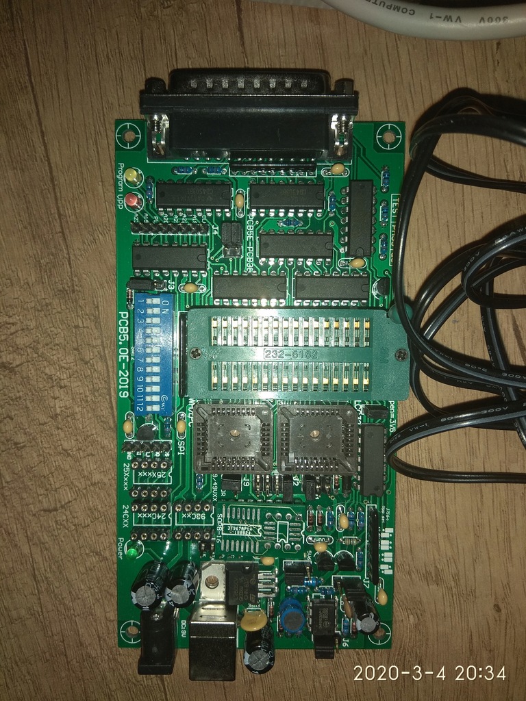 PCB5.0E-2019 Willem programator EPROM, PIC, BIOS - 9022977185 - oficjalne archiwum Allegro