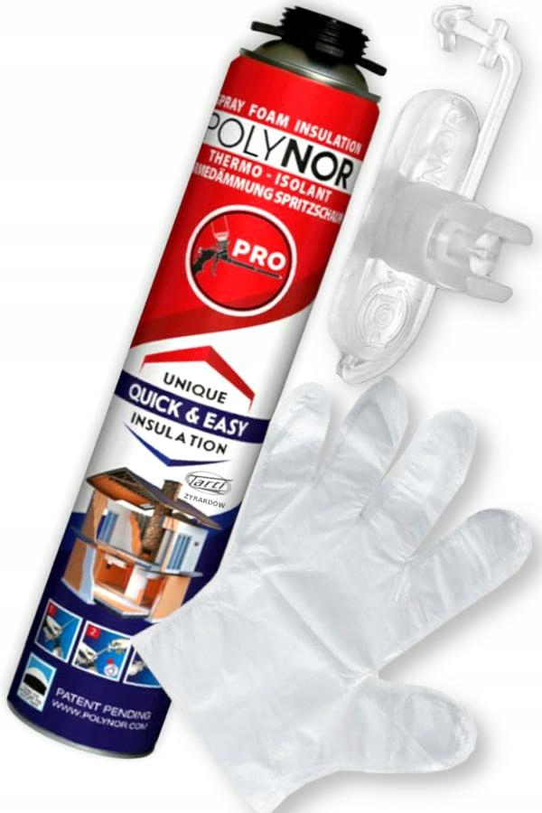 POLYNOR izolacje termiczne w sprayu piana pianka - 8287968529 - oficjalne archiwum Allegro
