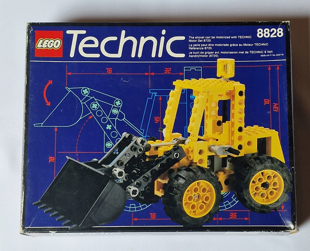 LEGO TECHNIC 8828 - 100% KOMPLET, BOX - 12579685269 - oficjalne archiwum Allegro