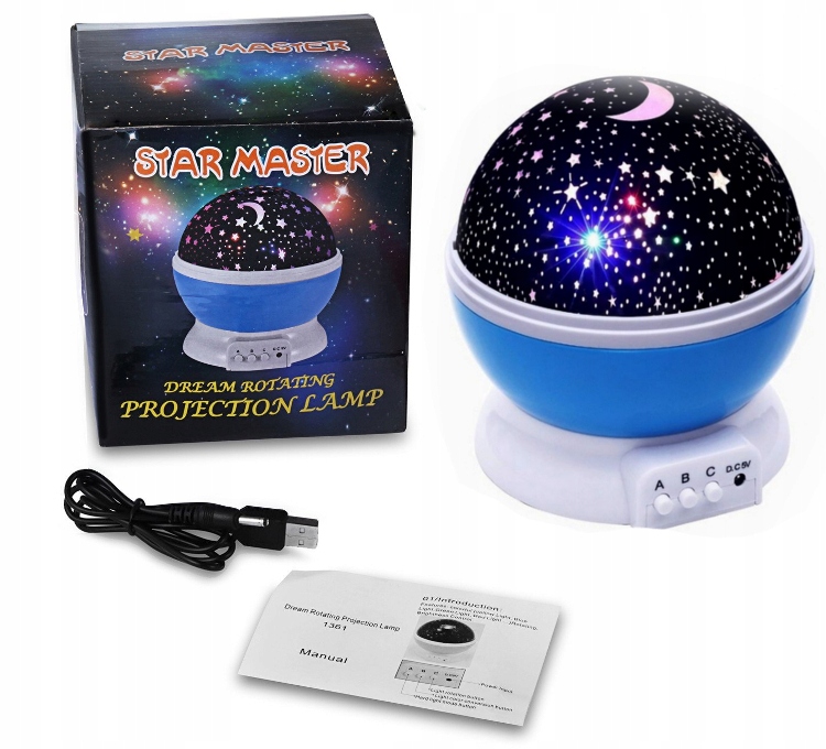 Купить НОЧНОЙ СВЕТ ЗВЕЗДНЫЙ ПРОЕКТОР НЕБО ПОВОРОТНАЯ ЛАМПА: отзывы ...