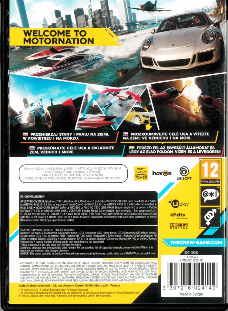 Купить ПК THE CREW 2 PL — НОВАЯ КОРОБКА: отзывы, фото и характеристики ...