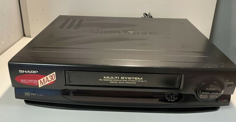 ODTWARZACZ VHS MAGNETOWID SHARP MA30 - 11101968525 - oficjalne archiwum Allegro