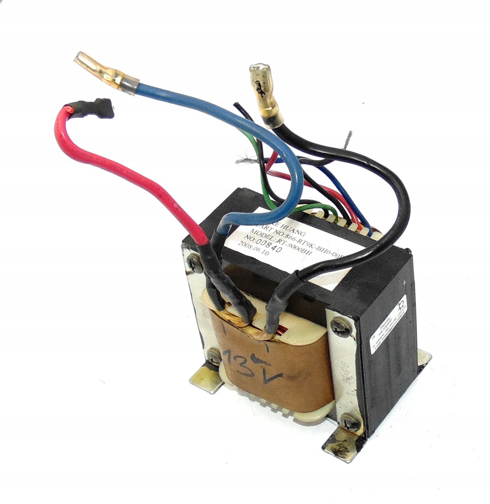 Transformator RT-9000BH 13V z odczepem w połowie - 12791823642 - oficjalne archiwum Allegro