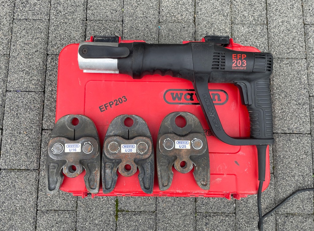 Zaciskarka prasa do rur Novopress EFP203 ALU PEX U16 U20 U25 2021 ...