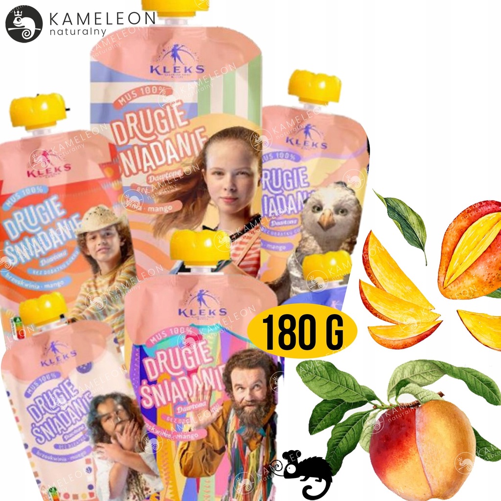 DAWTONA MUS DRUGIE ŚNIADANIE 180g Brzoskwinia Mango AKADEMIA PANA ...