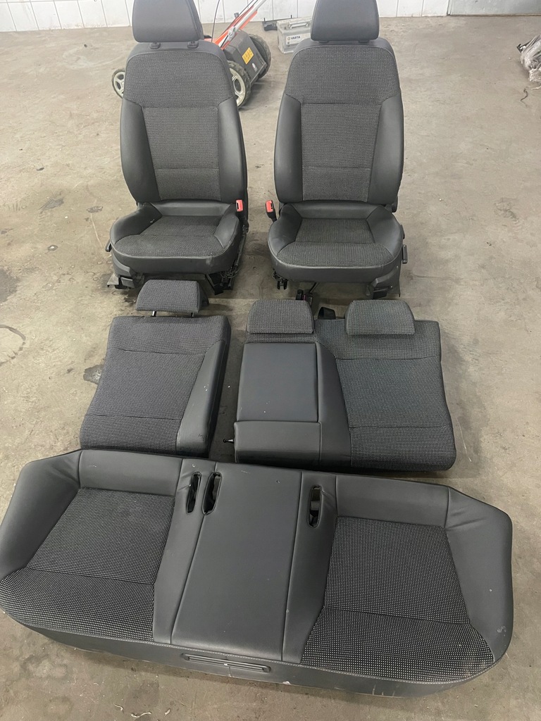 OPEL VECTRA C HB FOTELE KANAPA PÓŁ SKÓRA - 14074206448 - oficjalne archiwum Allegro