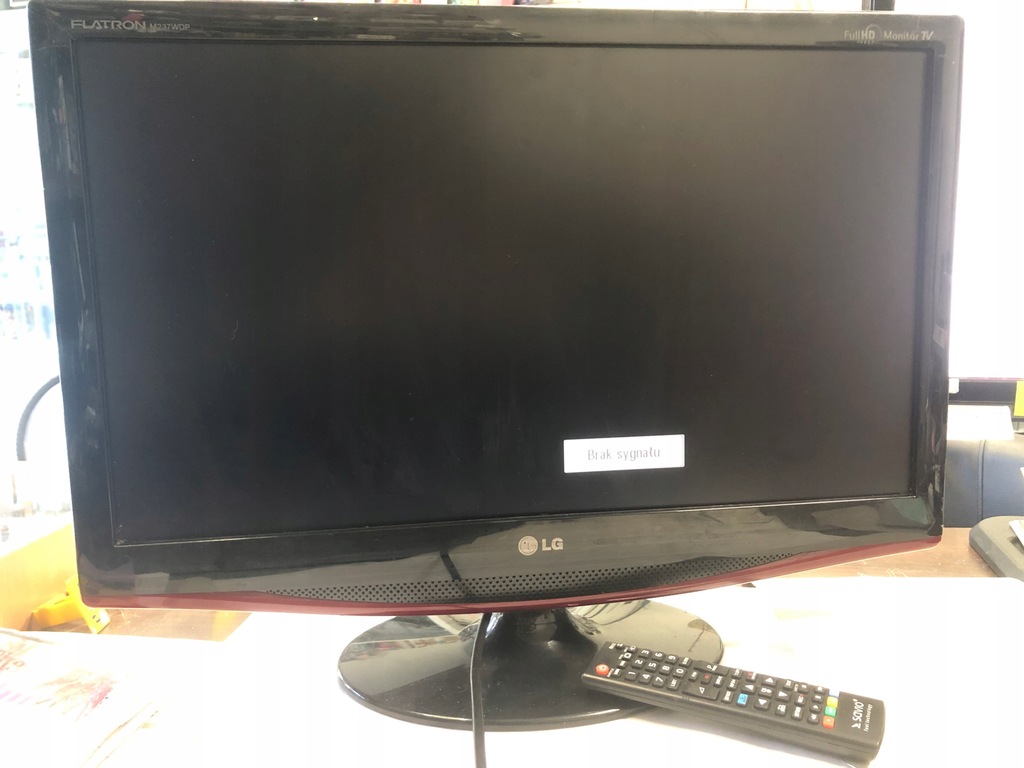Telewizor monitor LG FLATRON M237WDP - 12873341853 - oficjalne archiwum Allegro