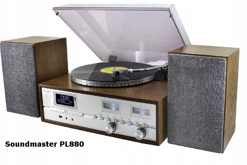 Gramofon Soundmaster PL880 CD USB FM DAB+ BT AUX - 10237405085 ...