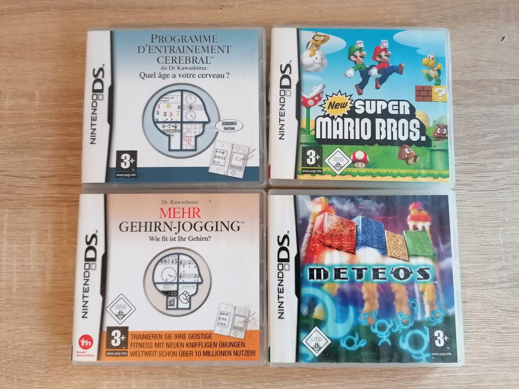 NINTENDO DS 4 GRY WERSJA NIEMIECKA !!!!! - 12265122316 - oficjalne ...