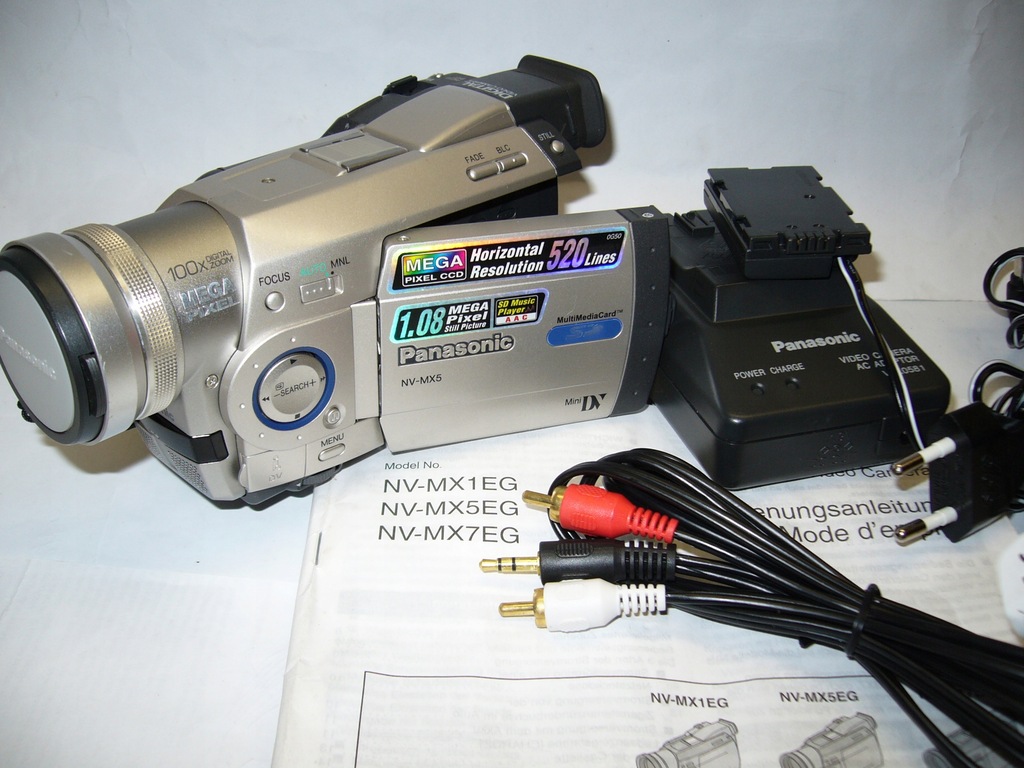 PANASONIC NV-MX 5EG - przegraj stare kasety MiniDV, prawie jak nowa - 15242191854 - oficjalne ...