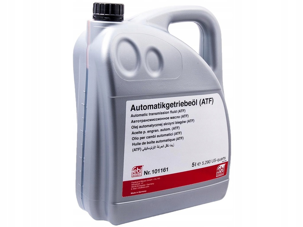 OLEJ ATF FEBI 5L CZERWONY SKRZYNIA AUTOMATYCZNA - 9566907839 ...