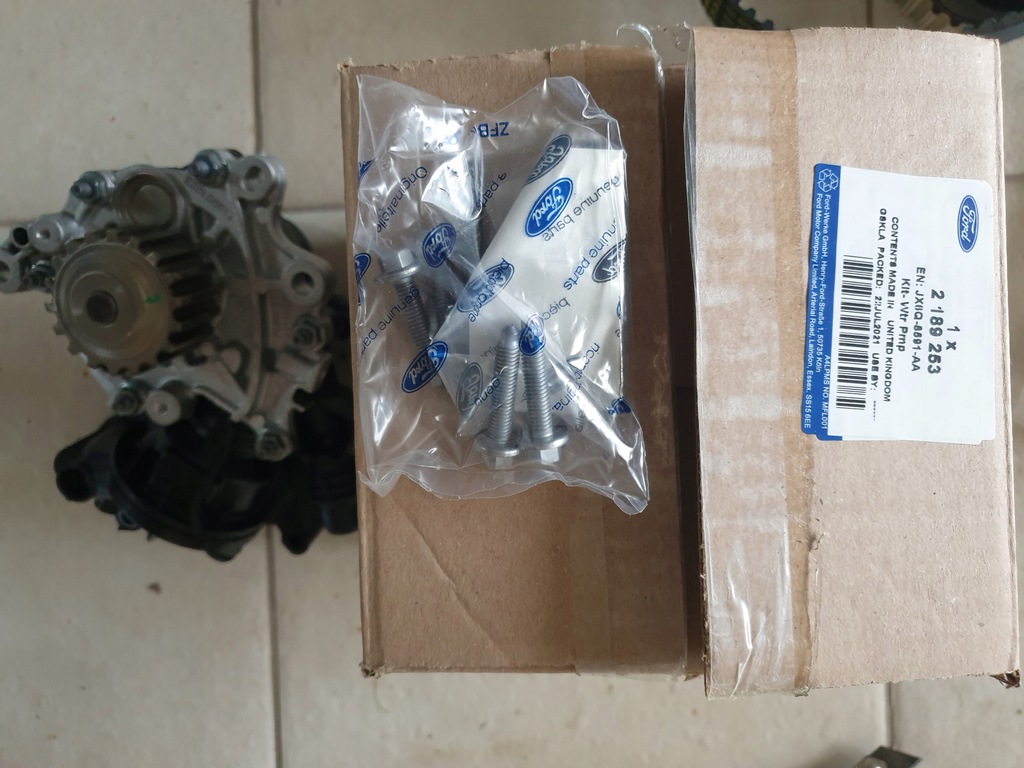 Ford OE pasek rozrządu pompa wody 1.5 tdci neo - 12638613331 ...