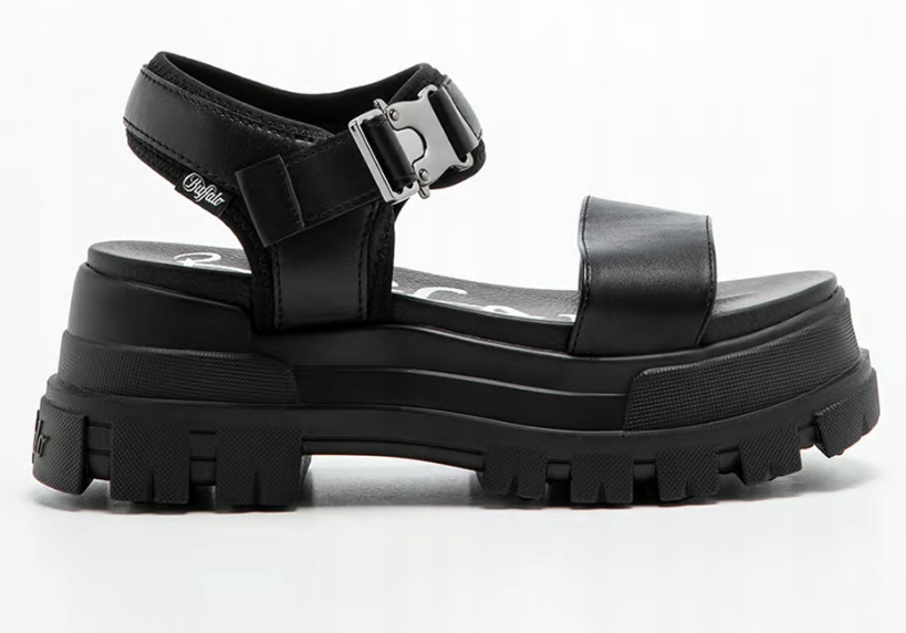 BUFFALO SANDAŁY DAMSKIE CZARNE VEGAN 39 1KCH - 13322523263 - oficjalne ...