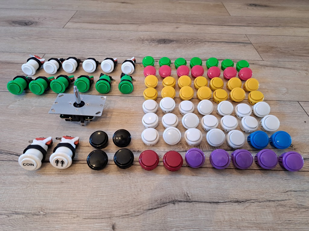 ZESTAW ARCADE STICK SANWA BUTTON + JOYSTICK SANWA JLF-TP-8YT ...