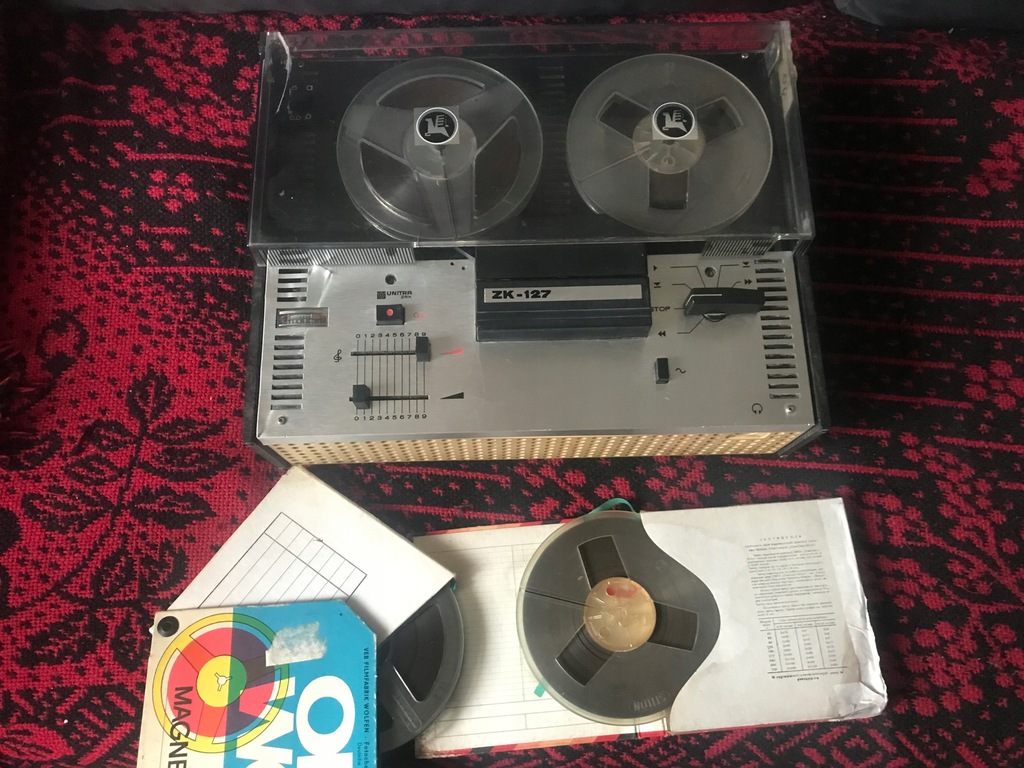Купить Катушечный магнитофон Unitra ZK 127, новые ремни: отзывы, фото и ...
