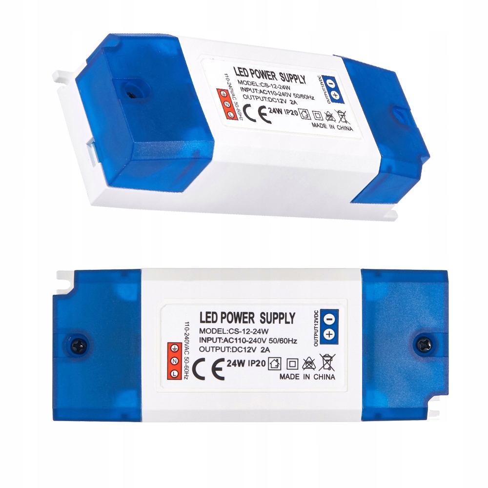 24V ZASILACZ TRANSFORMATOR LED MEBLOWY 24W 1A - 11838119811 - oficjalne archiwum Allegro