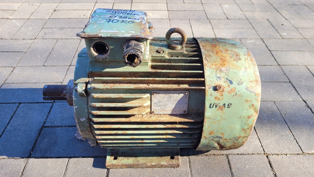 Silnik elektryczny VEM 5.5KW 900 obrotów - 13314739754 - oficjalne archiwum Allegro