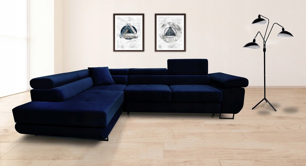 Narożnik ALBERTO, tkanina hydrofobowa MONOLITH 77 - 10740319321 ...