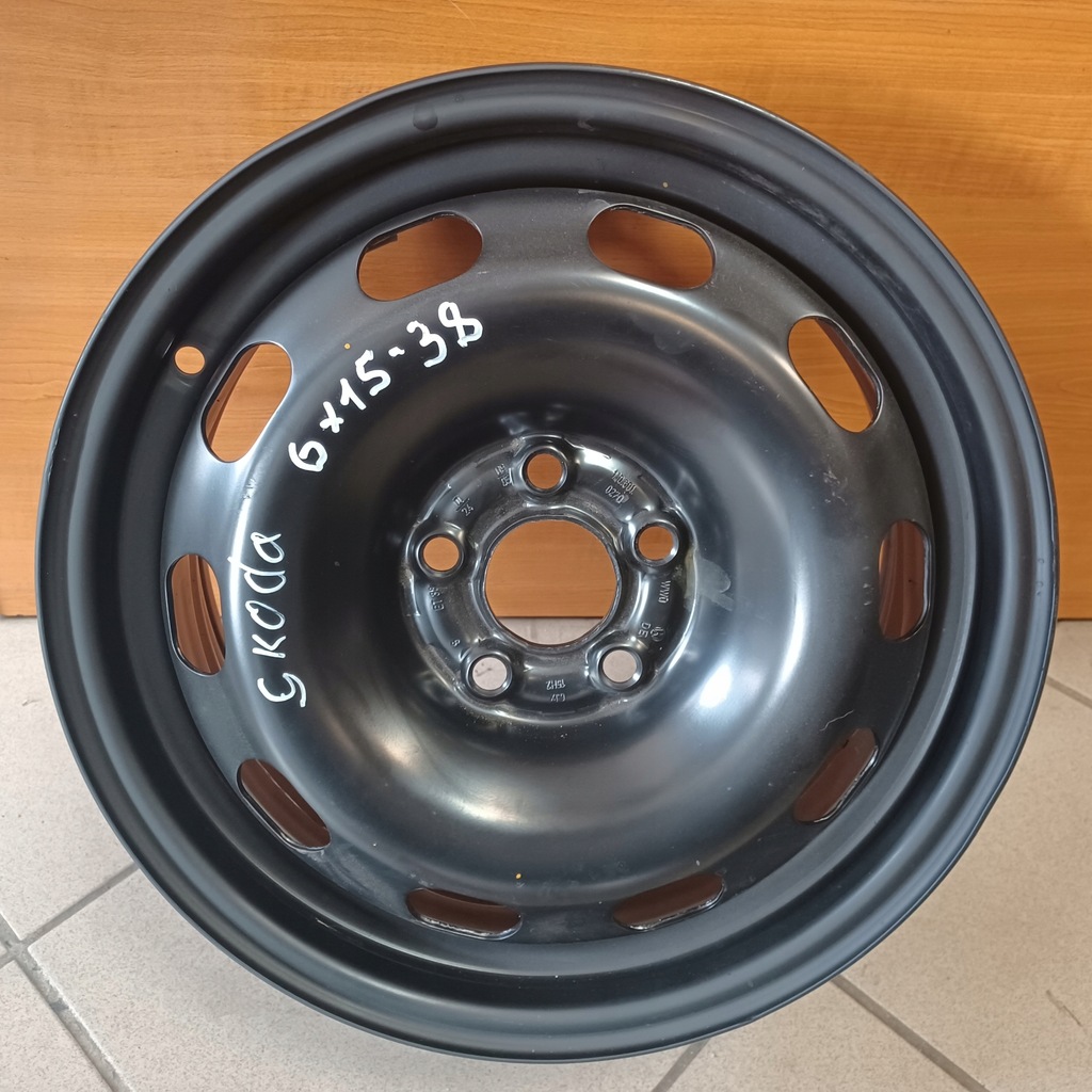 Felga Stal. 6 R15 ET38 5x100 Audi A3 Seat Skoda VW - 12254871230 - oficjalne archiwum Allegro