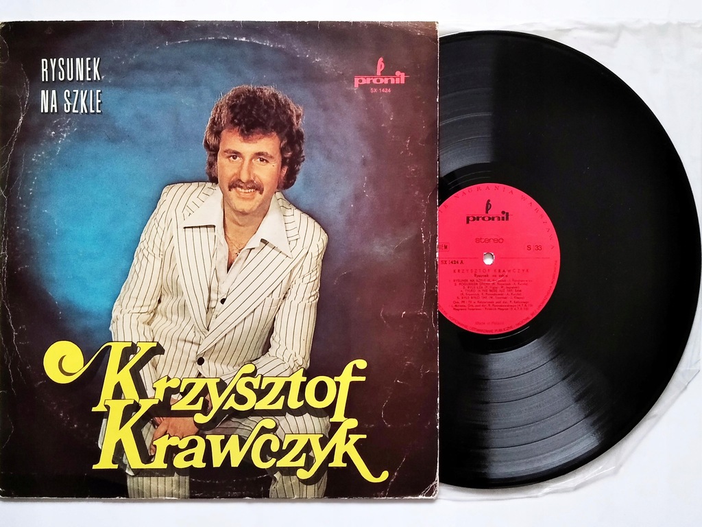 Krzysztof Krawczyk - Rysunek Na Szkle - 1976 VG/EX - 12945602875 - oficjalne archiwum Allegro