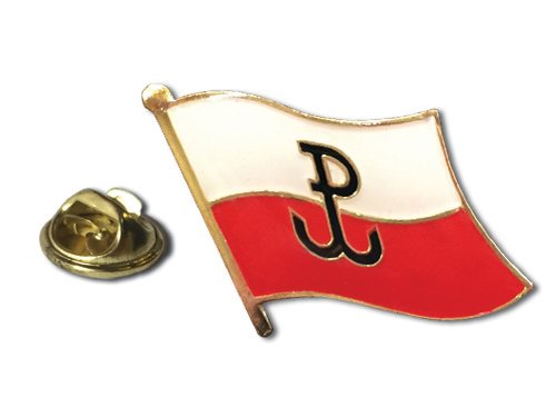 Flaga Przypinka Polska Walcząca Pins Wpinka Znak - 6108956179 ...