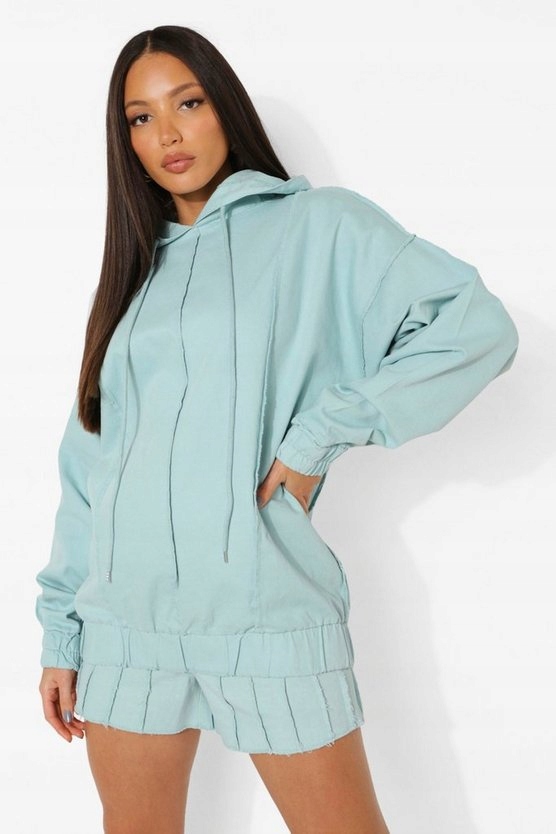 Boohoo damska niebieska bluza jeansowa L - 12820617556 - oficjalne archiwum Allegro