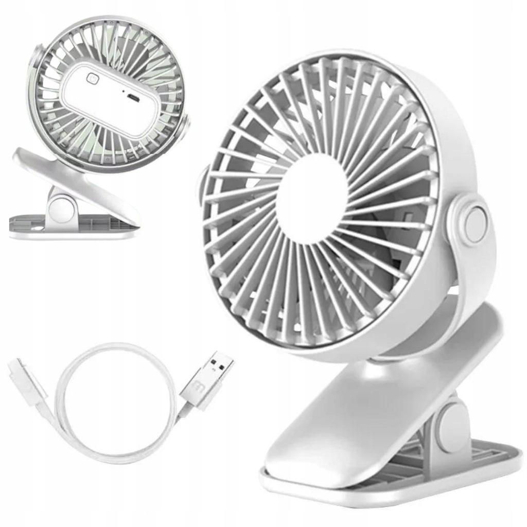 WIATRAK wentylator USB na KLIPS biurkowy - 12226936463 - oficjalne ...