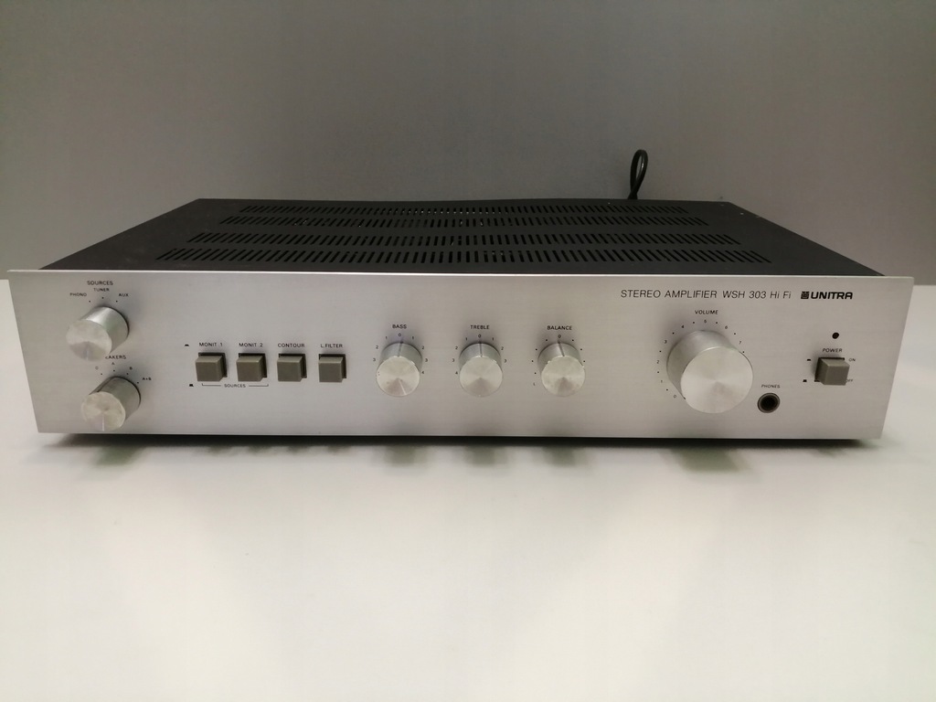 Wzmacniacz Unitra WSH 303 / UNIKAT - 11330966211 - oficjalne archiwum Allegro