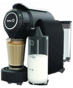 Ekspres do kawy kapsułkowy Delta Q ze spieniaczem - 11771850227 - oficjalne archiwum Allegro