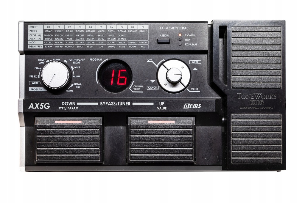 KORG AX 5G - multiefekt gitarowy - 10670241697 - oficjalne archiwum Allegro