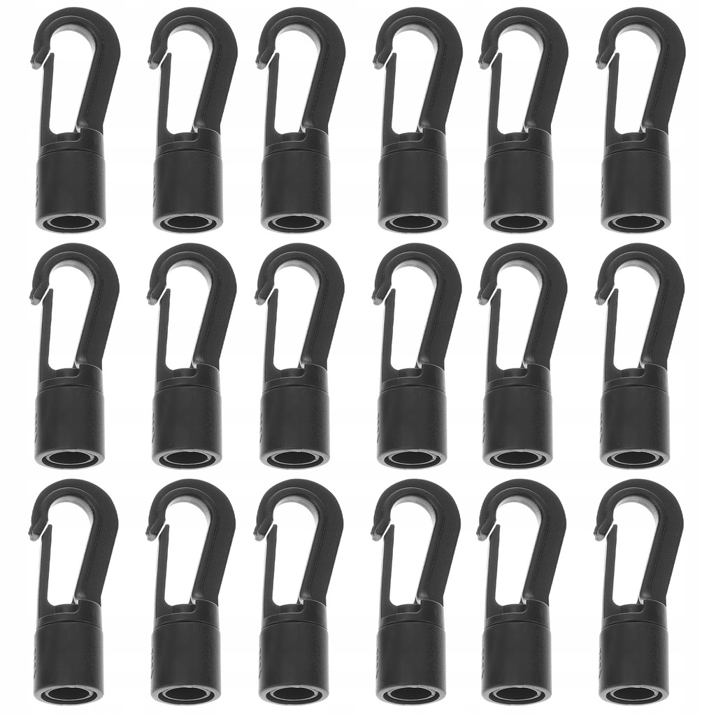 25 Pcs Hooks Useful Black Plastic Cord Hooks - 13147148259 - oficjalne ...